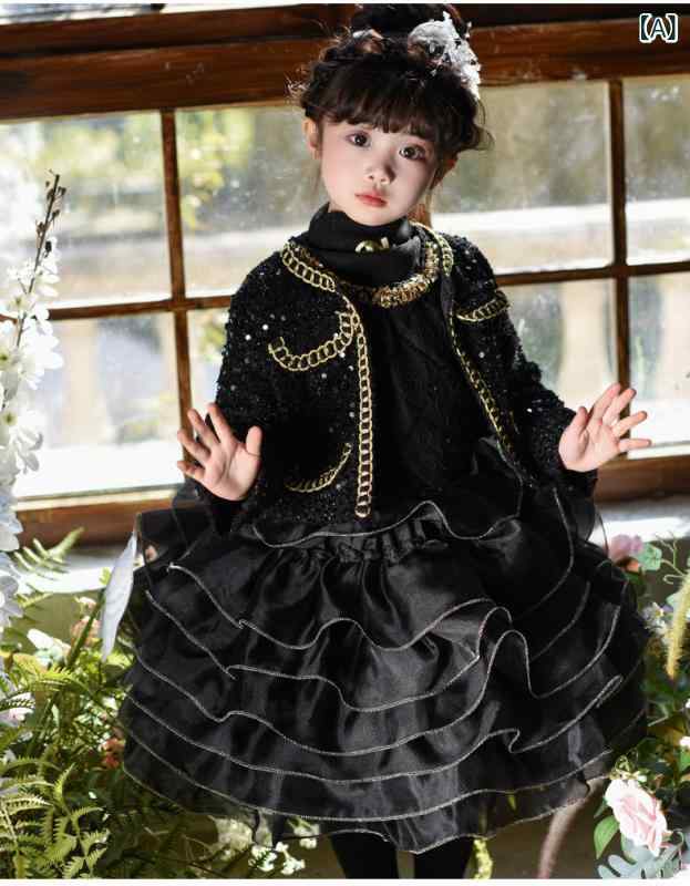 ・カテゴリ: 子供ドレス・スタイル: プリンセス・主な素材: ポリエステル・裏地: 綿・対象: 女の子・対象年齢: 3~8歳・要素: ボヘミア、レース、フリル・カラー展開: ブラック、ホワイト・サイズ展開: 110cm、120cm、130c...