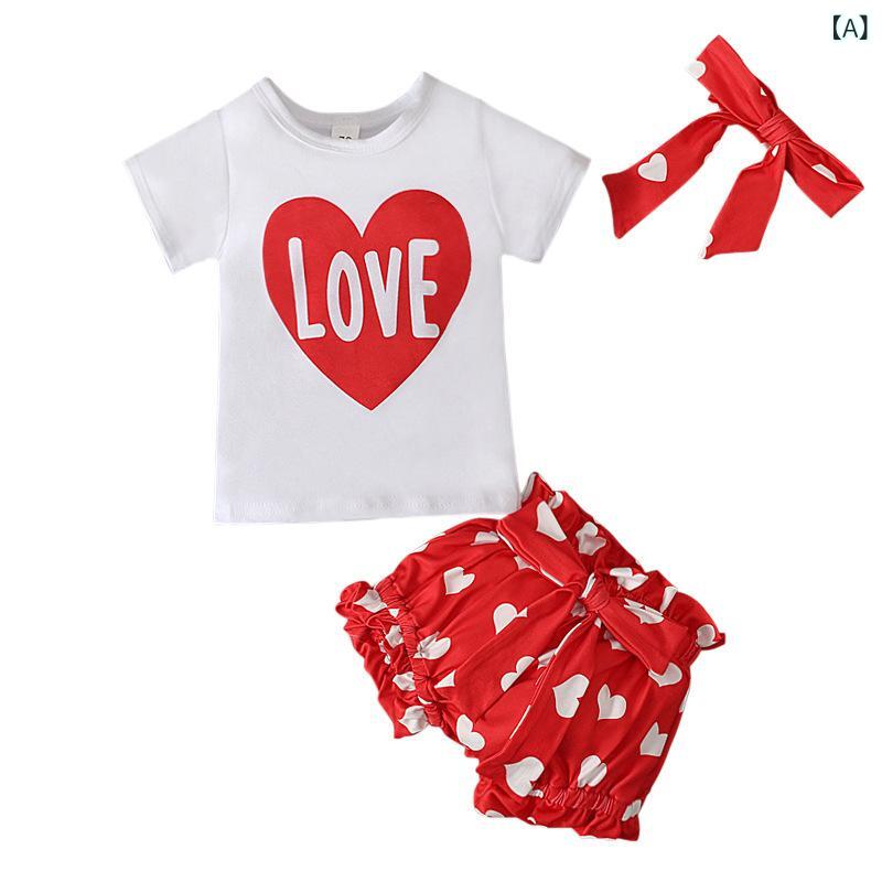 ・カテゴリ: 子供服セット・対象: 女の子・スタイル: 欧米・タイプ: パンツセット・袖丈: 半袖・パンツ丈: ショートパンツ・柄: アルファベット・主な素材: 綿80%・着用方法: プルオーバー・対象年齢: 1~3歳・サイズ展開: 80、...