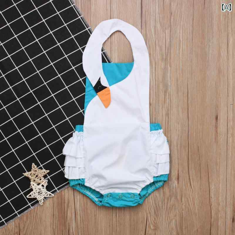 ・カテゴリ: ベビー連体服・性別: 女の子・袖丈: 半袖・主な素材: 綿80%・留め具: 隠しボタン・スタイル: 欧米・: 三角クローリング・カラー展開: ホワイト、ピンク