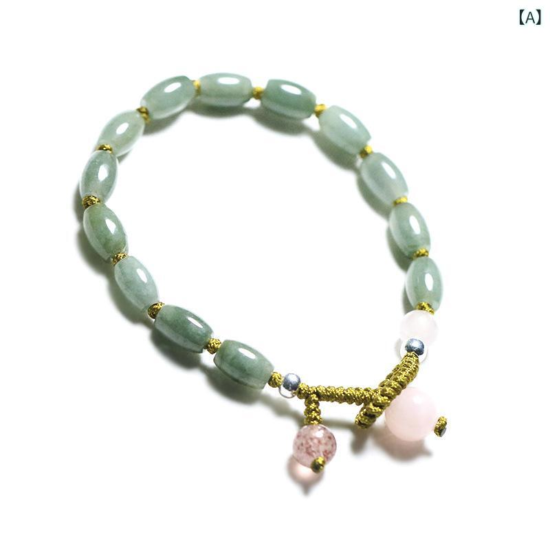 ・カテゴリ: ブレスレット・素材: 翡翠・加工: ・性別: 女性・: 花・スタイル: レトロ