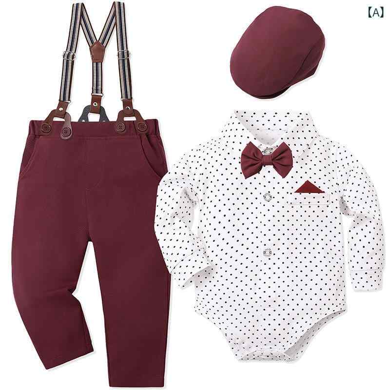 ・カテゴリ: 子供礼服・対象: 男児・年齢: 1~3歳・スタイル: ブリティッシュ・要素: セット・主な素材: 綿・裏地: 綿95%・カラー展開: 赤、カーキ、ダークグリーン、ネイビー、ブラウン・柄: ドット、ストライプ・サイズ展開: 60...
