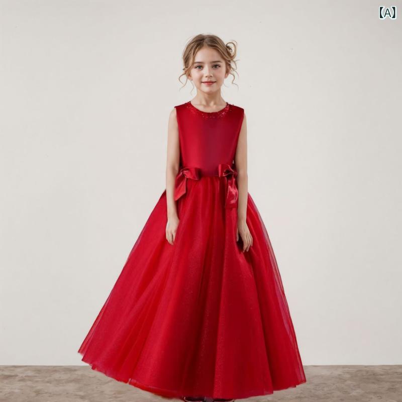 ・カテゴリ: 子供ドレス・スタイル: プリンセス・主な素材: ポリエステル50%混紡・裏地: ポリエステル40%・装飾: チュール・対象性別: 女の子・対象年齢: 8歳以上・カラー展開: 赤・サイズ展開: 100cm,110cm,120cm...