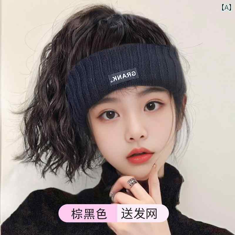 ・カテゴリ: ウィッグ・スタイル: 韓国・主な素材: 高温・カラー展開: ブラックニット空頂玉米須ブラウンブラック、ブラックニット空頂玉米須ダークブラウン・特徴: ファッション、暖かい・タイプ: ショートカール