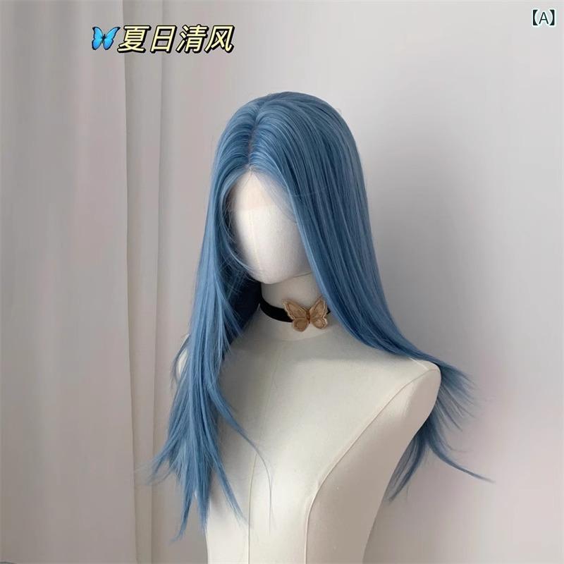・カテゴリ: コスプレウィッグ・対象: 女性・製法: マシン製・長さ: 中長・素材: 耐熱ファイバー・スタイル: 韓国・用途: スタイリング・ヘアスタイル: 鎖骨長ストレートバング・カラー展開: ミスティブルー(70cm)、プラチナゴールド...