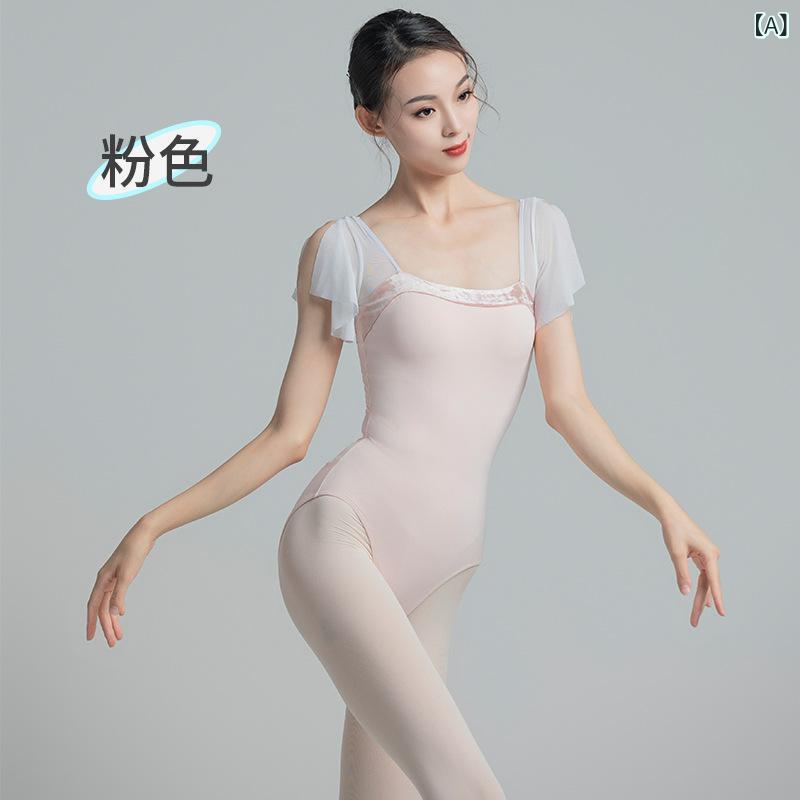 ・カテゴリ: ダンスウェア・柄: 無地・対象性別: 女性・袖丈: 半袖・タイプ: オールインワン・素材: ライクラ(スパンデックス70-90%)・裏地: 再生繊維(ポリエステル70-90%)・適用場面: バレエダンス、民族舞・適用年齢: 成...