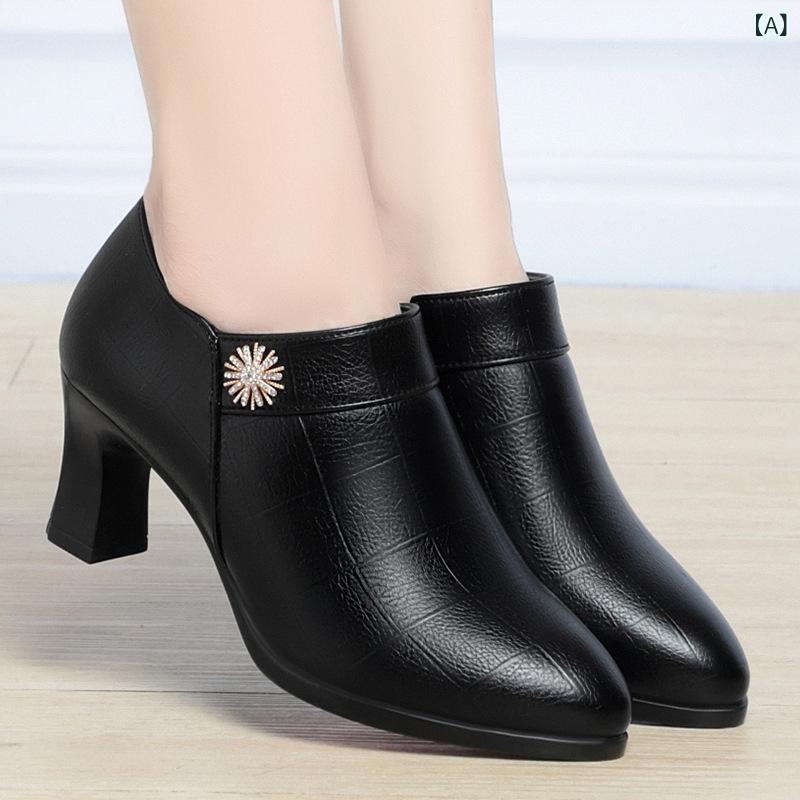 ・カテゴリ: ヒール・スタイル: レジャー・対象性別: 女性・ヒール高: 6-8cm・パターン: 無地・カラー: 黒、ブラウン・サイズ: 35,36,37,38,39,40,41・アッパー素材: PU・アウトソール素材: ゴム・ライニング素...
