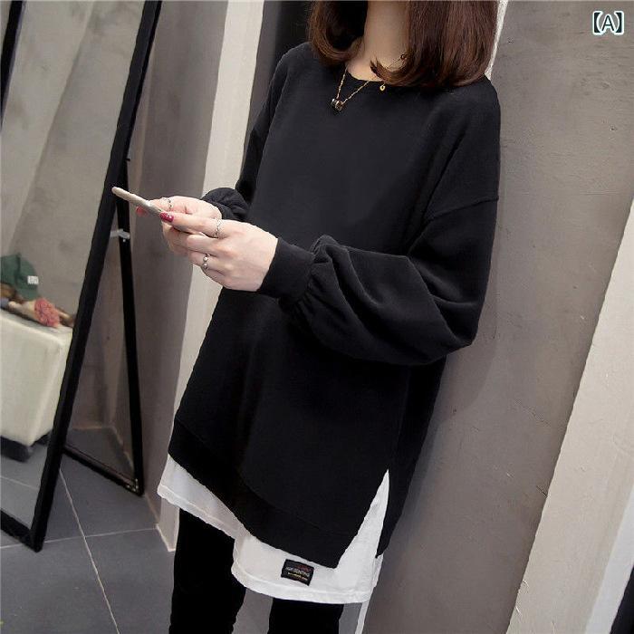 ・カテゴリ: Tシャツ・スタイル: 通勤・主な素材: ポリエステル・柄: 文字・ネックライン: クルーネック・袖丈: 長袖・袖型: スタンダード・: フェイクツーピース・着丈: 中長・カラー展開: ブラック、ピンク、ブルー、オレンジ・サイズ...