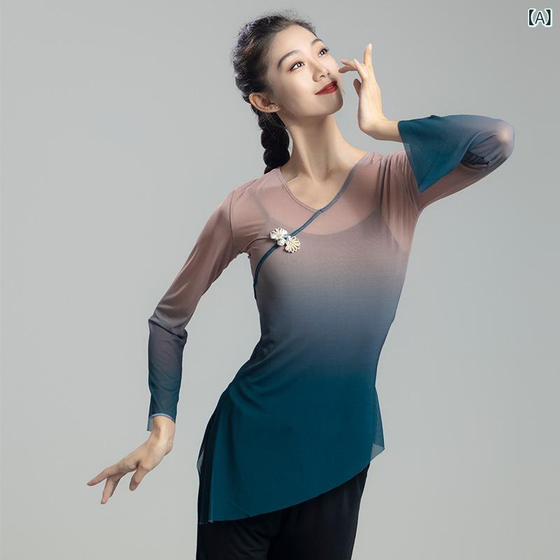 ・カテゴリ: 民族舞踊ダンス服・柄: グラデーションカラー・性別: 女性・主な素材: スパンデックス95%・素材: ストレッチガージュ・袖タイプ: フレアスリーブ、指先袖・カラー展開: ターコイズグリーン、スターブルー、スターパープル・サイ...