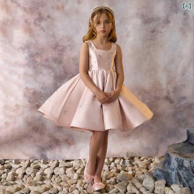 ・カテゴリ: 子供礼服・スタイル: プリンセス・対象性別: 女の子・対象年齢: 3〜8歳・サイズ展開: 80cm,90cm,100cm,110cm,120cm,130cm,140cm,150cm・カラー展開: ピンク・主な素材: ポリエステ...
