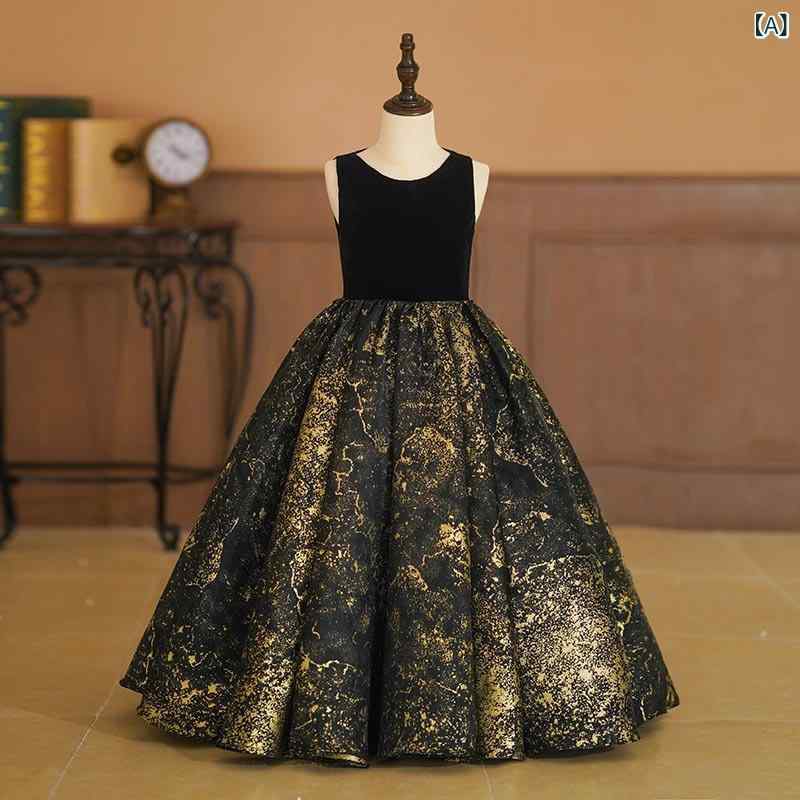 ・カテゴリ: 子供用礼服・対象性別: 女の子・スタイル: プリンセス・ドレスタイプ: イブニングドレス・主素材: ポリエステル50%・裏地: ポリエステル50%・加工: プリーツ、コーティング、シアー、酵素ウォッシュ・サイズ展開: 100c...