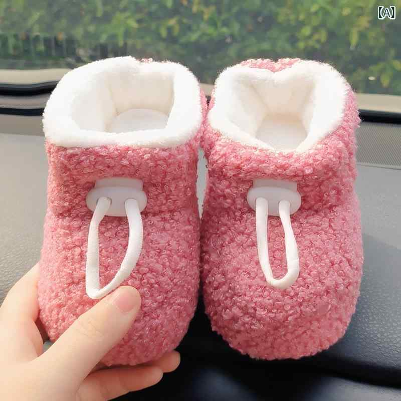 ・カテゴリ: ベビーシューズ・スタイル: かわいい・主な素材: 綿・適用性別: 男女共用・カラー展開: ピンク、オレンジ、ブルー、ブラウン、グレー・サイズ展開: S、M、L・適用年齢: 6-12ヶ月