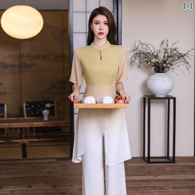 ・カテゴリ: セットアップ・対象: 女性・機能: 吸湿速乾・丈長: ロング・主な素材: ポリエステル70%、アセテート30%・カラー展開: 抹茶色・サイズ展開: S、M、L、XL、XXL、3XL、4XL、5XL・スタイル: エレガント・袖丈...