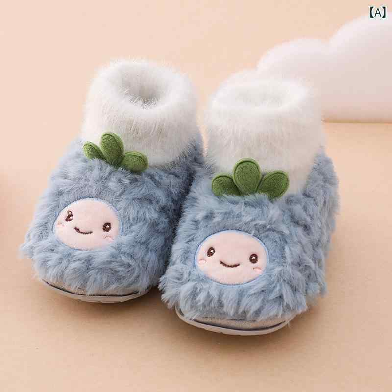 ・カテゴリ: ベビーシューズ・スタイル: かわいい・主な素材: 綿布・ソール素材: 牛筋・インソール素材: フェイク短ふわふわ・ライニング素材: 绒布・トゥ形状: ラウンドトゥ・ヒール高: 3cm・: ふわふわ・パターン: カートゥーン調・...