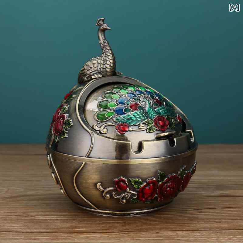 ・素材: 金属・スタイル: レトロ、古典・カラー展開: 青銅彩色孔雀、紅銅彩色孔雀、青銅孔雀、紅銅孔雀、金白彩色孔雀