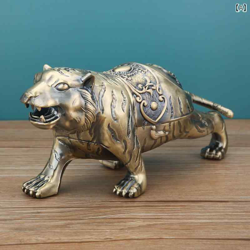 ・素材: 金属・追加機能: 収納・スタイル: 軽奢・カラー展開: 青銅虎、紅銅虎