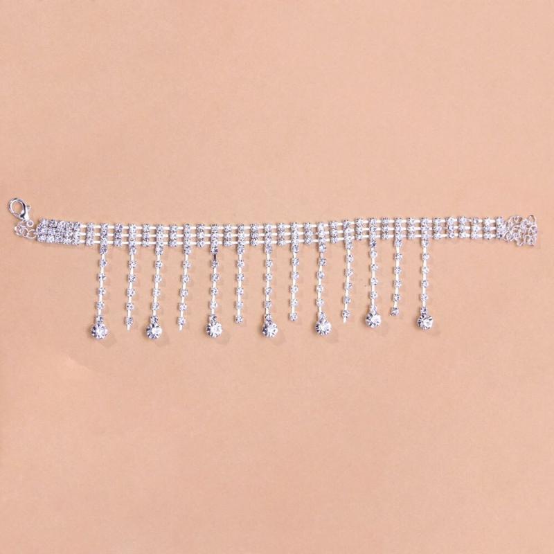 ・カテゴリ: アンクレット・スタイル: 女性用・: ジオメトリック・主な素材: ラインストーン・素材: 合金に人工宝石・カラー展開: シルバー、ゴールド