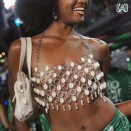 ・カテゴリ: チェストチェーン・性別: 女性・素材: 合金・スタイル: 欧米・サイズ: フリーサイズ