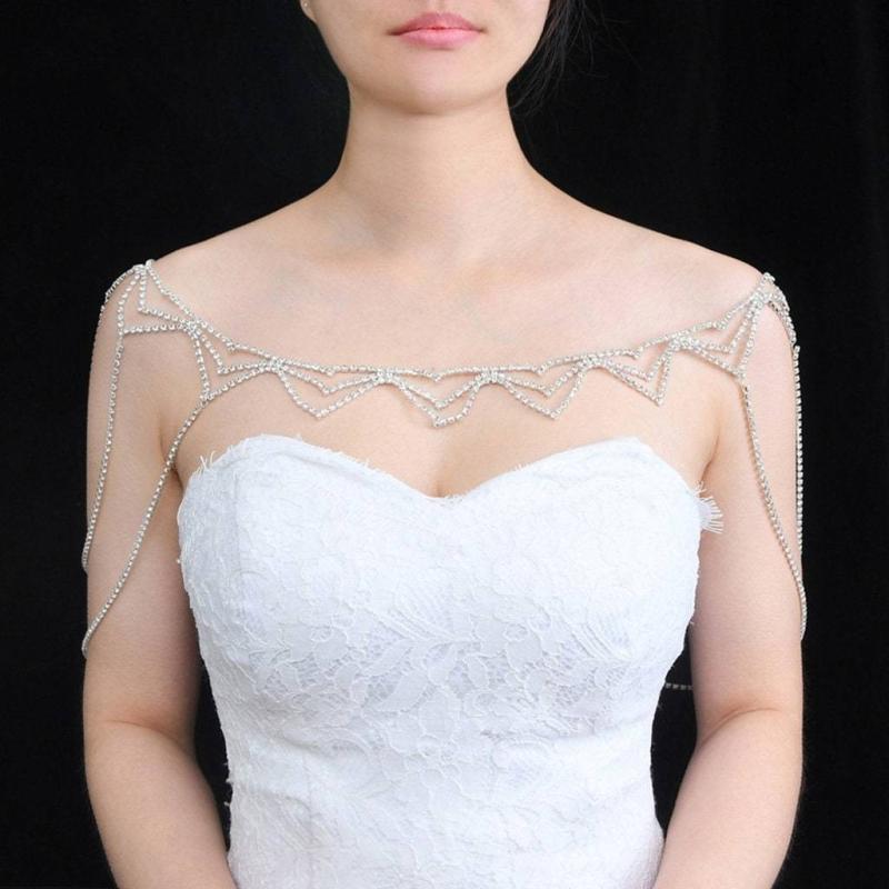 ・カテゴリ: ボディチェーン・タイプ: 肩チェーン・対象: 女性・スタイル: 欧米・主な素材: 合金、白水晶、銅・装飾: ラインストーン・形状: 幾何型・カラー展開: 銀色、金色・ギフトシーン: 結婚式、旅行記念