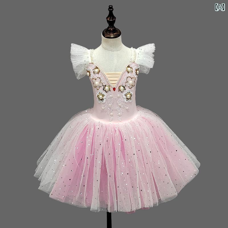 ・カテゴリ: 子供用ダンス服・対象性別: 女・主な素材: スパンデックス40%・カラー展開: ピンク、パープル、イエロー、スカイブルー・適合身長: 110cm、120cm、130cm、140cm、150cm、160cm・対象年齢: 中大児童...