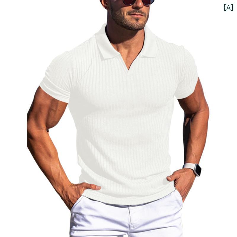 ・カテゴリ: POLOシャツ・スタイル: シンプル・袖丈: 半袖・シルエット: 合身・柄: 無地・特殊加工: プリーツ・厚み: 普通・主な素材: ポリエステル93%・シーン: レジャー・カラー展開: 白、ライトグレー、ダークグレー、黒、バー...