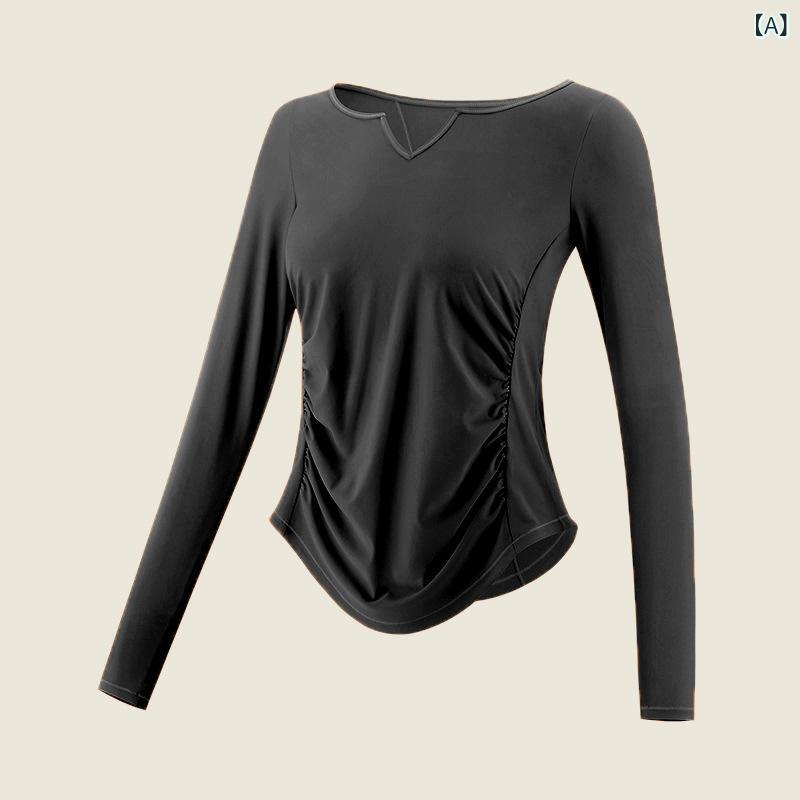 ・カテゴリ: Tシャツ・対象性別: 女性・機能: 吸湿速乾・柄: 無地・主な素材: 化学繊維混紡 80%、スパンデックス 20%・袖丈: 長袖・着丈: ショート丈・着用スタイル: プルオーバー・フィット: レギュラーフィット・カラー展開: ...