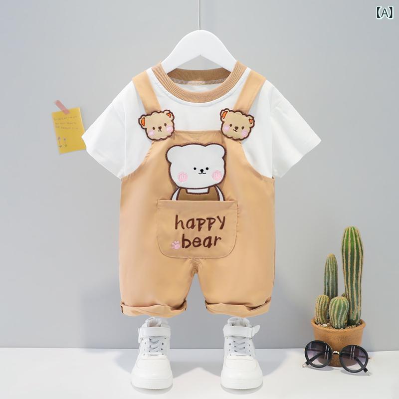 ・カテゴリ: キッズセットアップ・スタイル: 韓国・性別: ユニセックス・対象年齢: 1〜3歳・セットアップ種類: パンツセット・セット点数: 2点セット・主な素材: 綿99%・袖丈: 長袖・パンツ丈: ショート・厚さ: 普通・柄: カート...