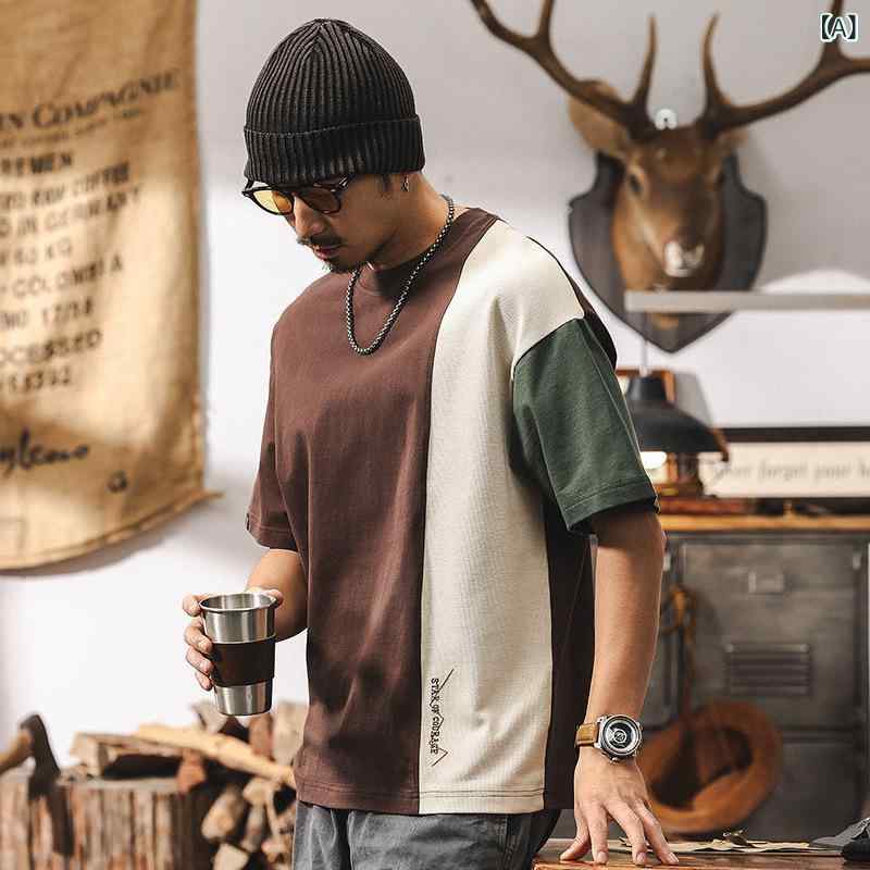 ・カテゴリ: Tシャツ・スタイル: 青春カジュアル・主な素材: 綿・生地重量: 約200g・厚み: 薄手・素材機能: 通気性・柄: 文字・シルエット: ルーズ・着用タイプ: プルオーバー・ネックライン: クルーネック・袖丈: 半袖・袖タイプ...