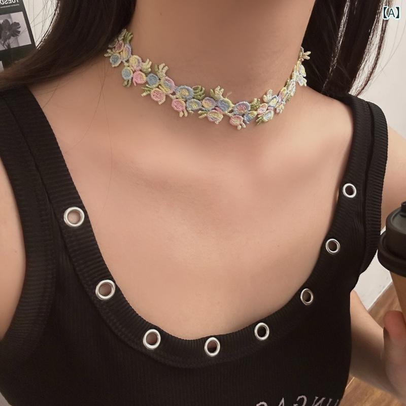 ・素材: 布地・加工方法: 手作業・形状: 葉・チェーンスタイル: サイドチェーン・周長: 約31cm-40cm・カラー展開: グリーン、ピーチ・流行要素: 花びら・スタイル: 個性的・重量: 約4g・カテゴリ: ネックレス・対象: 女性