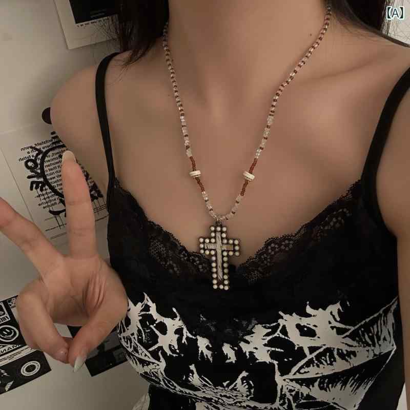 ・主な素材: 合金・加工技術: メッキ加工・チェーンスタイル: 標準チェーン・ペンダント素材: 合金・長さ: 51cm～60cm・流行要素: 十字架・スタイル: スウィートクール、個性トレンド・重量: 16g・カテゴリ: ネックレス・対象:...