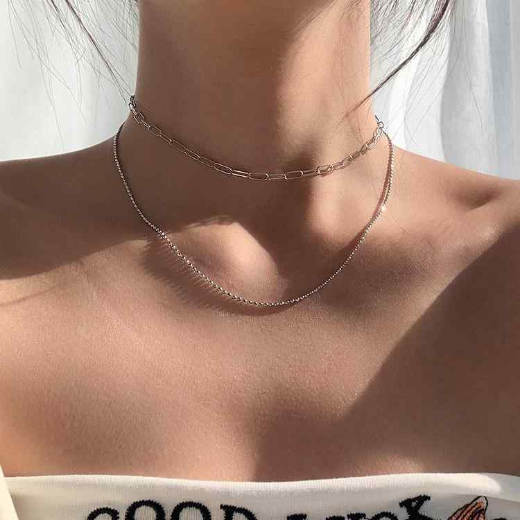 ・カテゴリ: ネックレス・スタイル: フェアリーテイスト、フレッシュ＆スイート・主な素材: 亜鉛合金・加工: 電鍍・チェーンスタイル: 通常チェーン・ペンダント素材: 合金・周囲: 21cm～50cm・カラー展開: ゴールド、シルバー・流行...