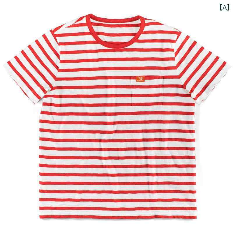 ・カテゴリ: Tシャツ・スタイル: ベーシック・対象: 成人・性別: メンズ・主な素材: ポリエステル 91〜95%・柄: ストライプ・フィット: スリム・: プルオーバー・ネックライン: クルーネック・袖丈: 半袖・袖タイプ: レギュラー...