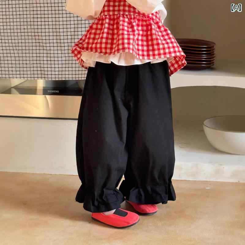 ・カテゴリ: 子供用パンツ・スタイル: 韓国・主な素材: 綿・柄: 無地・対象: 女性・対象年齢: 3〜8歳向け・シルエット: テーパード・丈: フルレングス・ウエスト: ハイウエスト・ウエスト仕様: ゴム・生地加工: 柔軟処理・要素: レ...