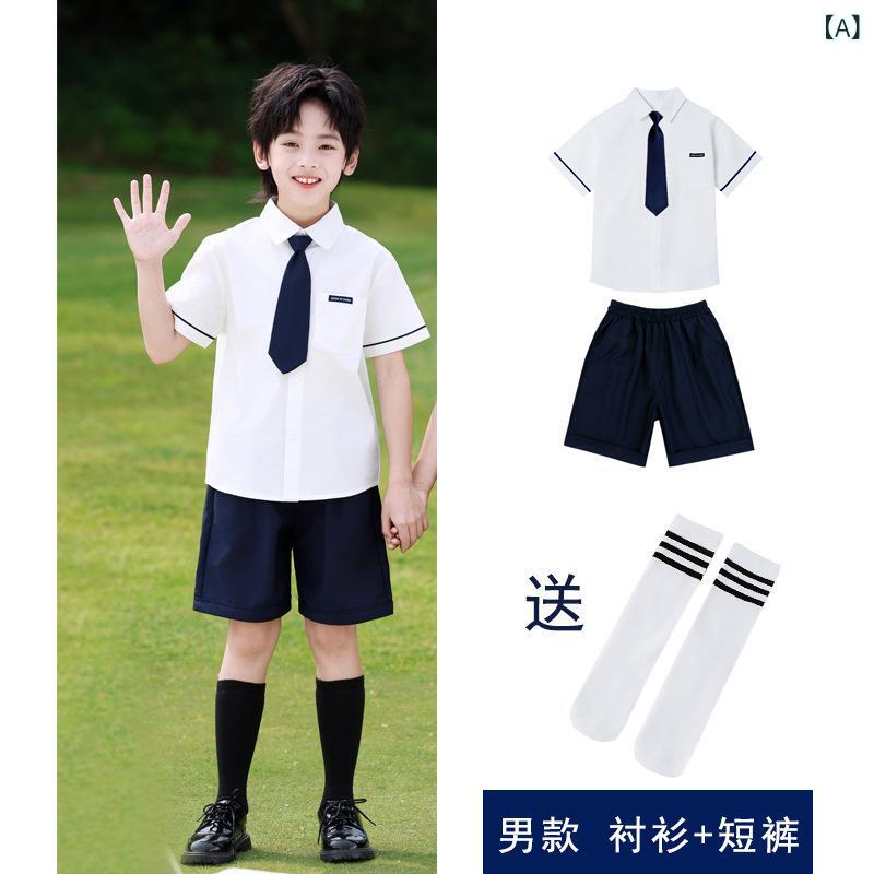 ・カテゴリ: 子供ダンス服・スタイル: ブリティッシュ・性別: 男女兼用・用途: ダンス練習・主な素材: 綿80%・カラー展開: ホワイト、レッド・対象年齢: 3-8歳・サイズ展開: 100cm、110cm、120cm、130cm、140cm