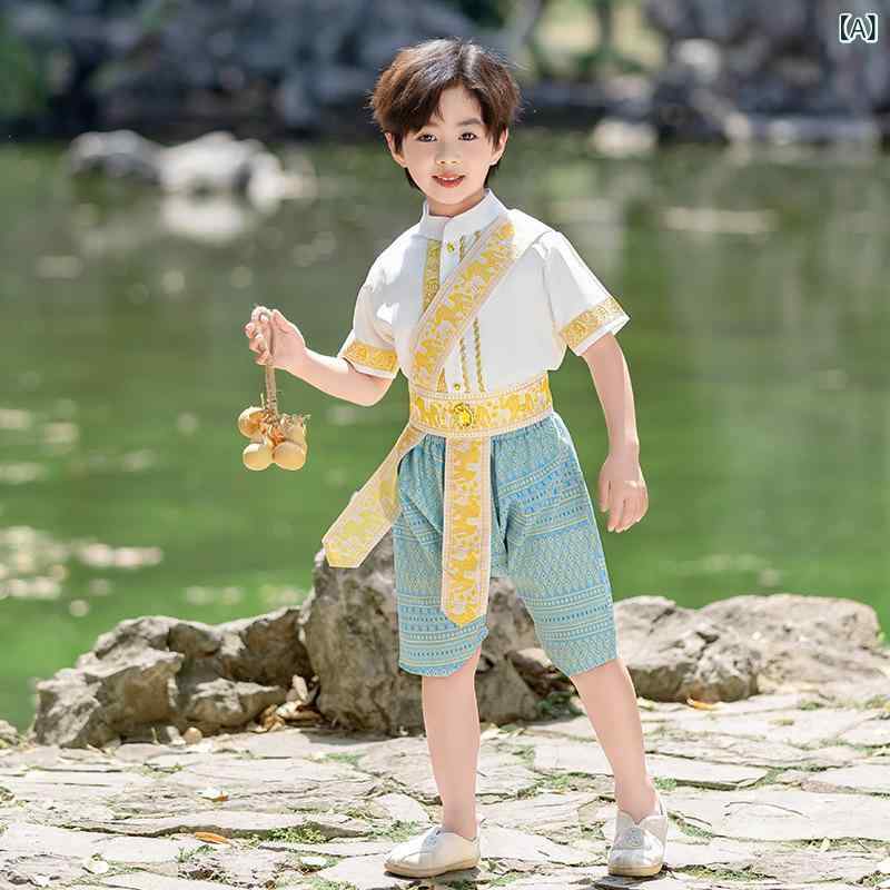 ・カテゴリ: 子供ダンス服・スタイル: 民族風・性別: 男女共用・主な素材: ポリエステル繊維・対象年齢: 8歳以上・サイズ展開: 身長90cm, 100cm, 110cm, 120cm, 130cm, 140cm, 150cm, 160c...