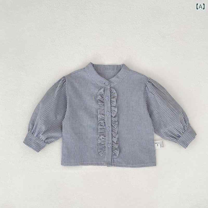 ・カテゴリ: 子供用シャツ・対象性別: 女の子・対象年齢: 1〜3歳（身長80〜100cm）・スタイル: シンプル・ネックライン: クルーネック・袖丈: 長袖・テイスト: カントリー、キュート、カーディガン、トレンド・主な素材: 綿・素材割...