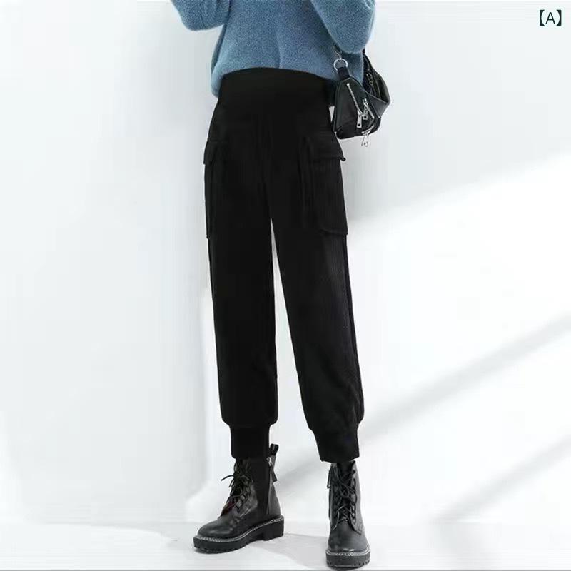 ・厚さ: 中厚・丈: 9分丈・主な素材: アセテート繊維90%・生地: コーデュロイ・機能: 腹支え・カラー展開: ブラック、グレー、ブラウン・サイズ展開: M、L、XL、XXL・伸縮性: 中程度・パンツタイプ: タイトフィット