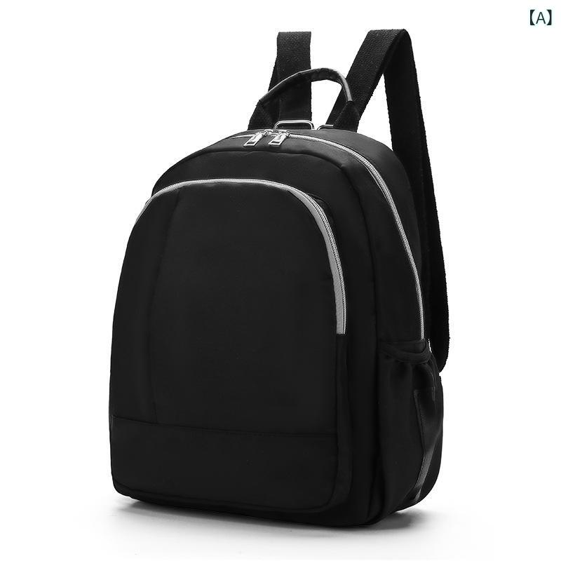 ・使用シーン: 家庭収納・主な素材: オックスフォード布・柄: 無地・裏地素材: ポリエステル・カラー展開: ピンクグレー、ブラック、ライトブルー・機能: 防水、超軽量、耐摩耗、乾湿分離・背負い方式: 曲線肩紐