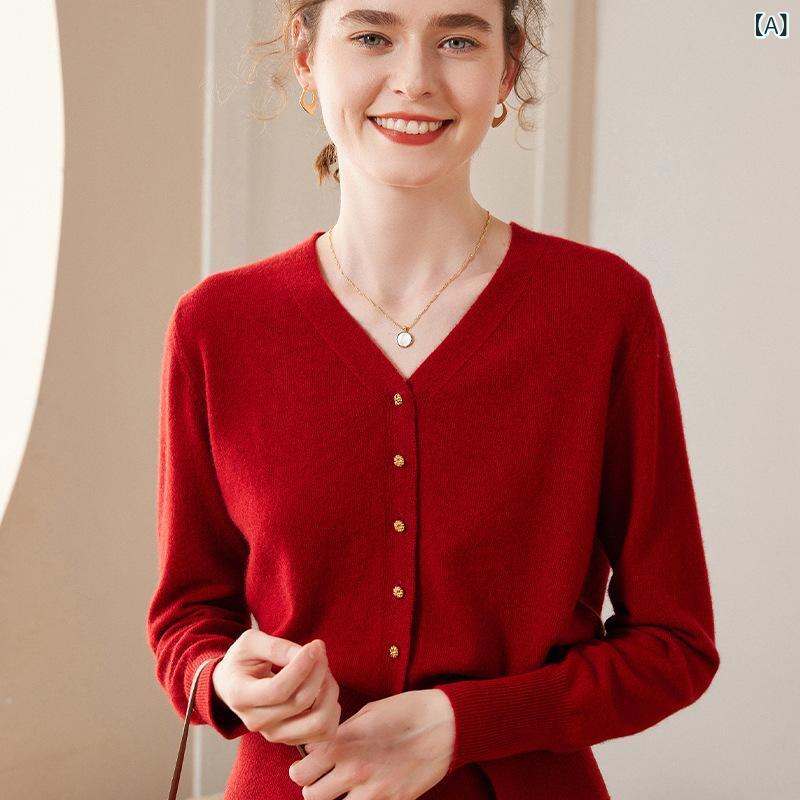 ・カテゴリ: ニット・柄: スカル・スタイル: 通勤・着用方法: カーディガン・シルエット: レギュラー・ネックライン: Vネック・袖丈: 長袖・袖型: スタンダード・厚み: 厚手・カラー展開: レトロレッド、紫ベルベット、ミルクキャメル、...