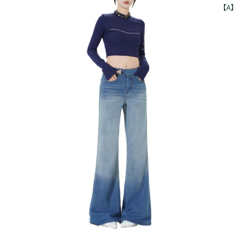 ・カテゴリ: デニムパンツ・パンツタイプ: ベルボトム・丈: ロング・ウエスト: ミッド・厚み: 中厚・装飾: スパンコール・カラー展開: ブルー・サイズ展開: S、M、L、XL、2XL、3XL・スタイル: エレガント・ストレッチ: 微弾・...