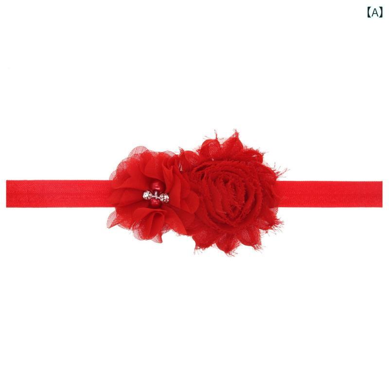 ・種類: ヘアバンド・スタイル: 子供・素材: 布・: 花・柄: 無地・カラー展開: 赤、黄色、緑、青、黒、白、深紫色、浅紫色、バラ紅、ピンク、オレンジ、ミルク白、西瓜紅、グレー、浅茶色・セット: ミックスカラー・対象年齢: 0-6歳
