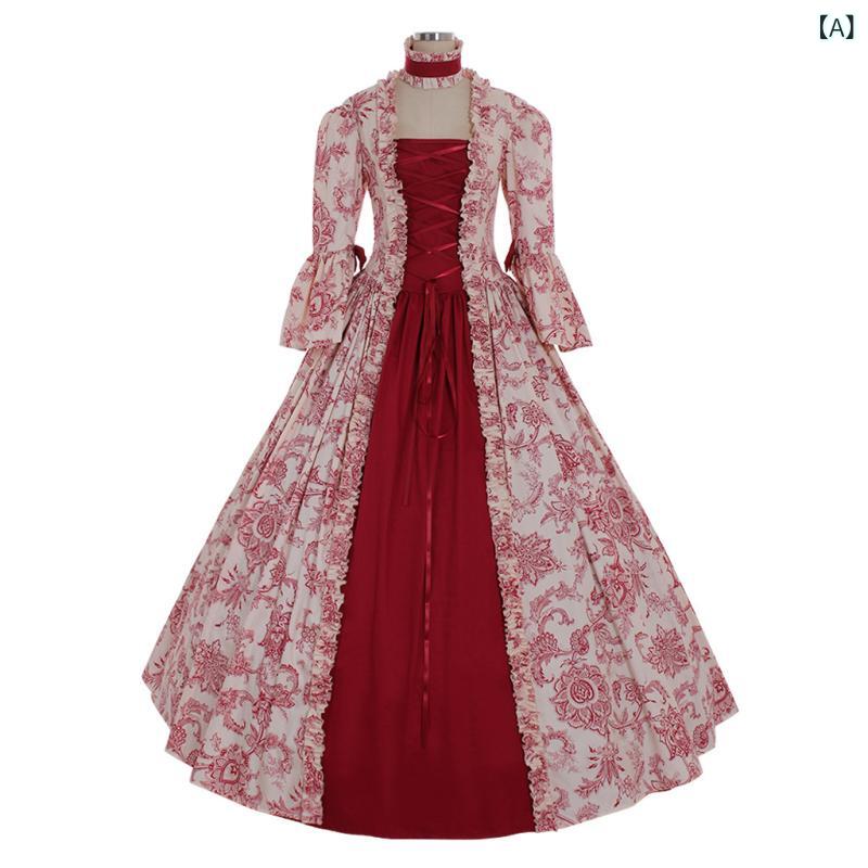 ・性別: 女性・素材: ポリエステル・主素材含有率: ポリエステル80-90%・カラー展開: 花柄・サイズ展開: XS、S、M、L、XL、XXL、XXXL・適合年齢: 18-24歳・テーマ: 欧米ファンタジー・スタイル: 甘め・用途: ステ...