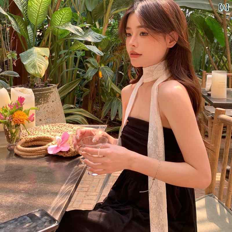 ・スタイル: 中長・主な素材: レース・素材成分: ポリエステル96%以上・カラー展開: ホワイト（二重レース花柄）、ブラック（二重レース花柄）