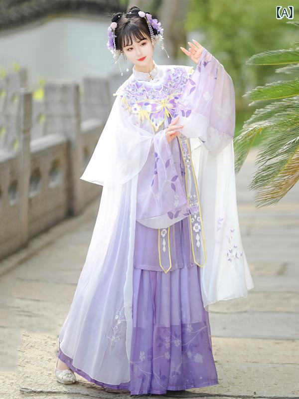 ・主な素材: 網紗、ポリエステル80-90%・柄: 花柄・カラー展開: 紫、ピンク・サイズ展開: S、M、L、XL・スタイル: チュニック・袖型: ストレート・装飾: 刺繍・加工: ビンテージ・性別: ユニセックス