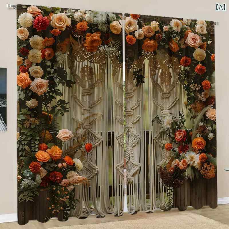 ・主な素材: ポリエステル・サイズ展開: 幅1.5m×高さ1.66m（対開）、幅2m×高さ2m（対開）、幅2.1m×高さ2.3m（対開）、幅2.1m×高さ2.7m（対開）、幅2.64m×高さ1.83m（対開）・適用空間: リビング、寝室、書...