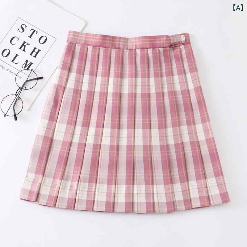 ・カテゴリ: スカート・スタイル: 日式・スタイルタイプ: フレッシュ&amp;amp;スウィート・主な素材: 綿30-50%・柄: チェック・丈: ショート丈スカート・加工: 高温定型・サイズ展開: XS, S, M, L, XL, XX...