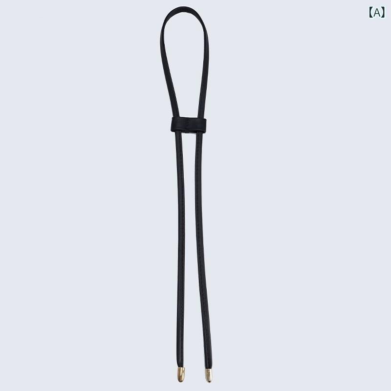 ・素材: PUレザー・カラー展開: ブラック、ブラウン、ホワイト、ピンク、スカイブルー、抹茶色、ゴールド、シルバー・機能: 防水、超軽量、耐摩耗、減圧・スタイル: フレッシュスイート・柄: 無地・カテゴリ: バッグストラップ、ショルダーストラップ
