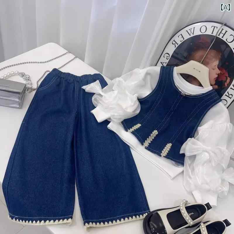 ・カテゴリ: 子供パンツセット・スタイル: 韓国・対象: 女の子・セット数: 3点セット・対象年齢: 3〜8歳・袖丈: 長袖・パンツ丈: ロング・加工: 柔軟・厚み: 普通・柄: 無地・主な素材: 綿90%・着脱: プルオーバー・カラー展開...