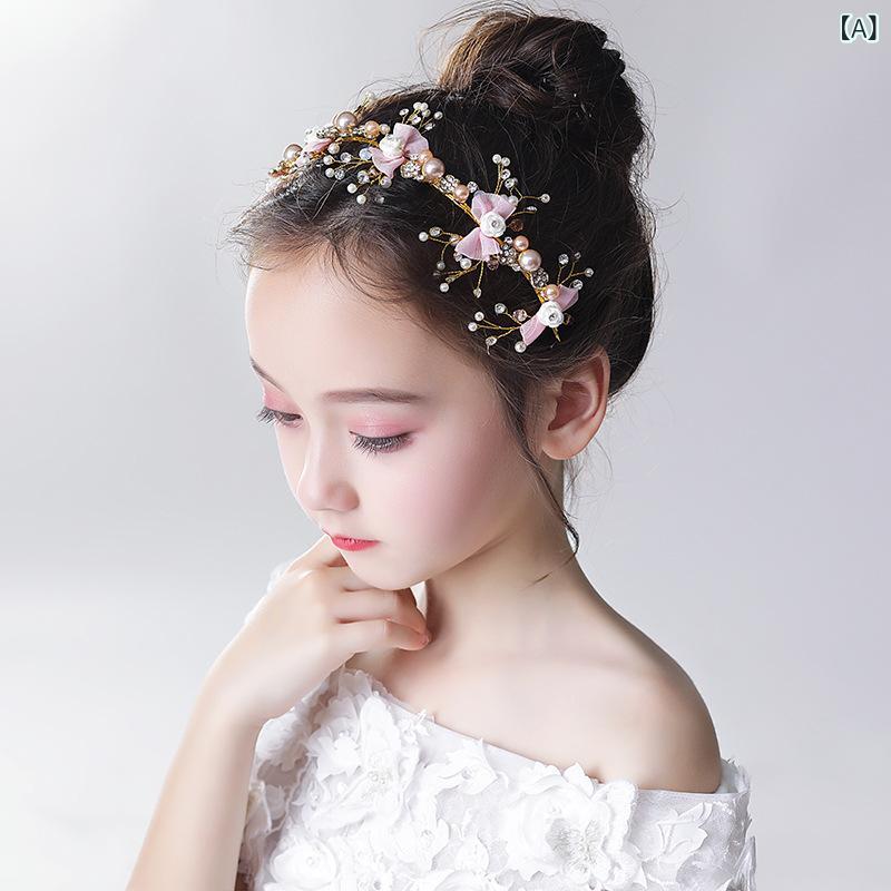 ・カテゴリ: ヘアアクセサリー・種類: ヘアバンド・スタイル: 子供向け韓国・: 花・素材: 合金・カラー展開: ピンク・対象年齢: 3-6歳、6-10歳、10歳以上・セット内容: 1個入り・装飾: パール、ラインストーン、花、蝶結び、リボン