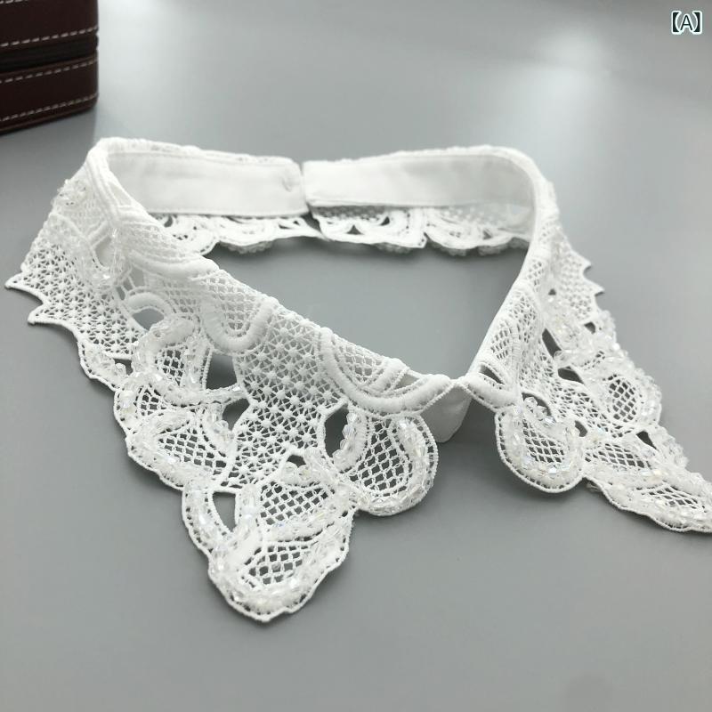 2個セット・サイズ: 5.5×42cm・対象年齢: 成人・カラー: 乳白色、ブラック・素材: ポリエステル・幅: 5.5cm・裏地素材: ポリエステル・スタイル: レトロ