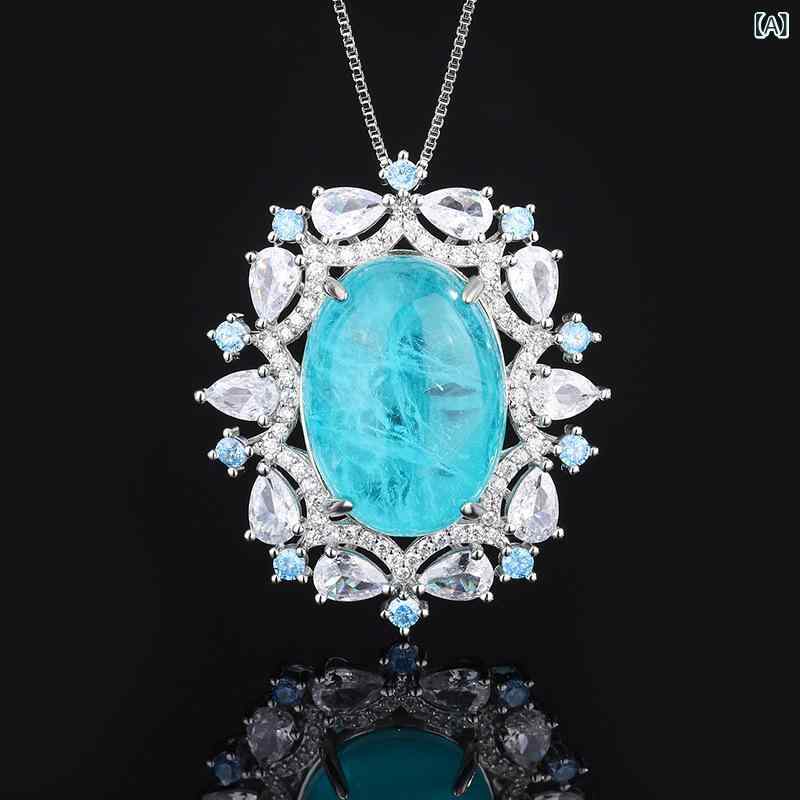 ・素材: ジルコニア・セット内容: ネックレス、ブレスレット・カラー展開: パライバトルマリンペンダント、パライバトルマリンリング、ルビーペンダント、ルビーリング・スタイル: 文芸レトロ・カテゴリ: セット・対象: レディース